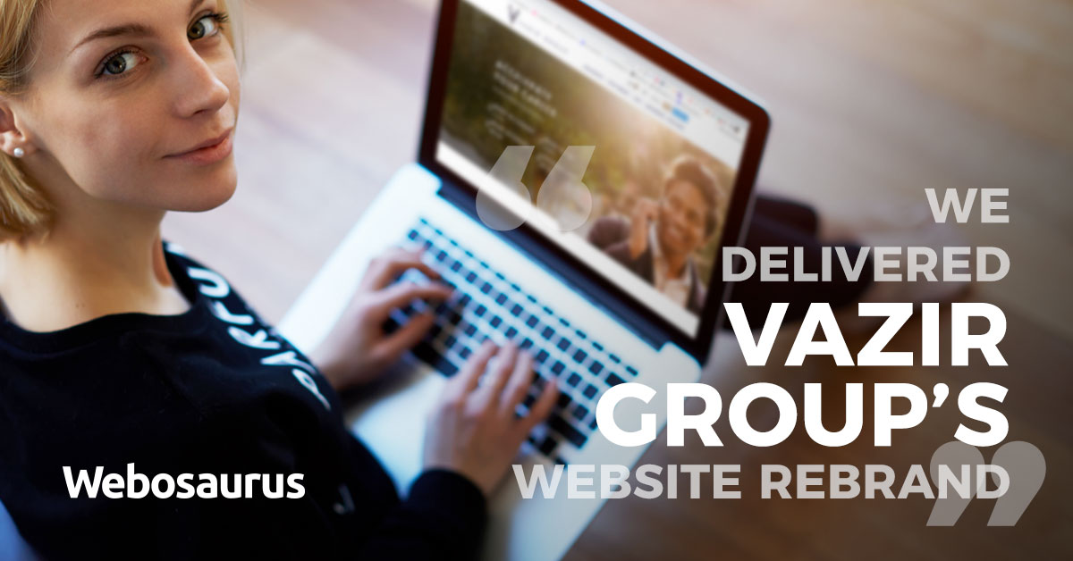 Vazir Group Website Re-brand